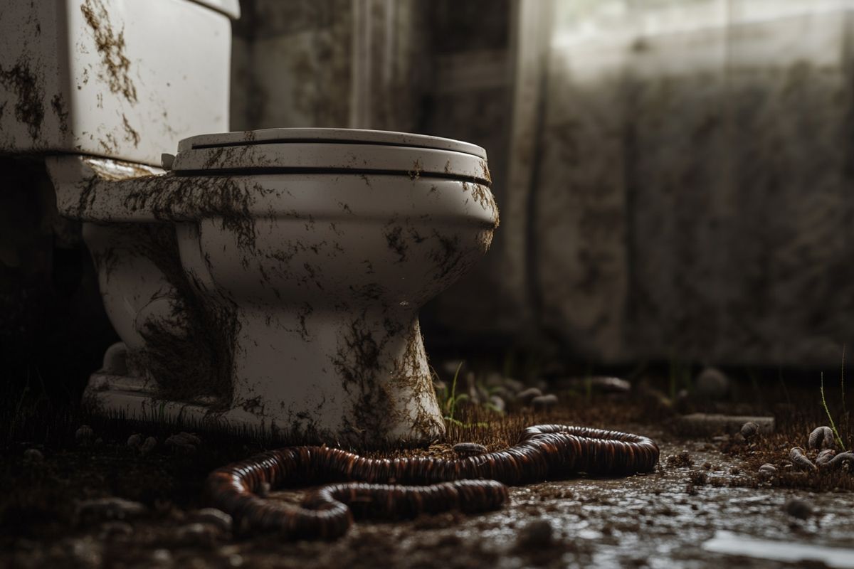 L'impact des vers marron dans les toilettes sur votre environnement